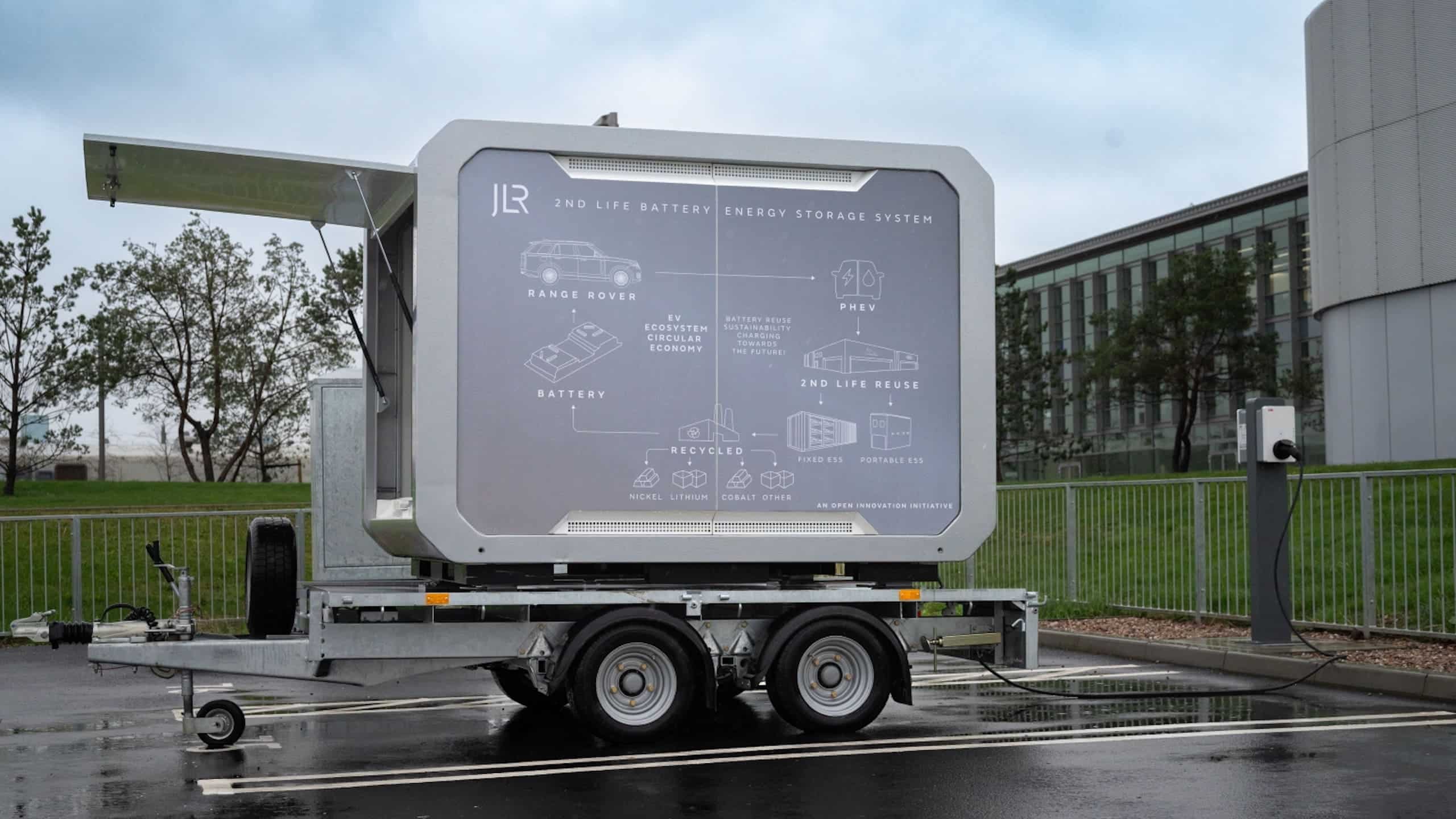 JLR, 재사용 레인지로버 배터리 활용한 최초의 배터리 에너지 저장 시스템 개발로 탄소 중립 가속화
